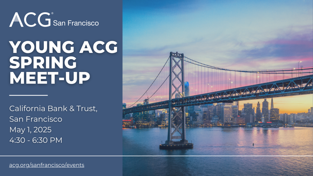 ACG SF | Young ACG Spring Meet-Up, May 2025 | ACG San Francisco